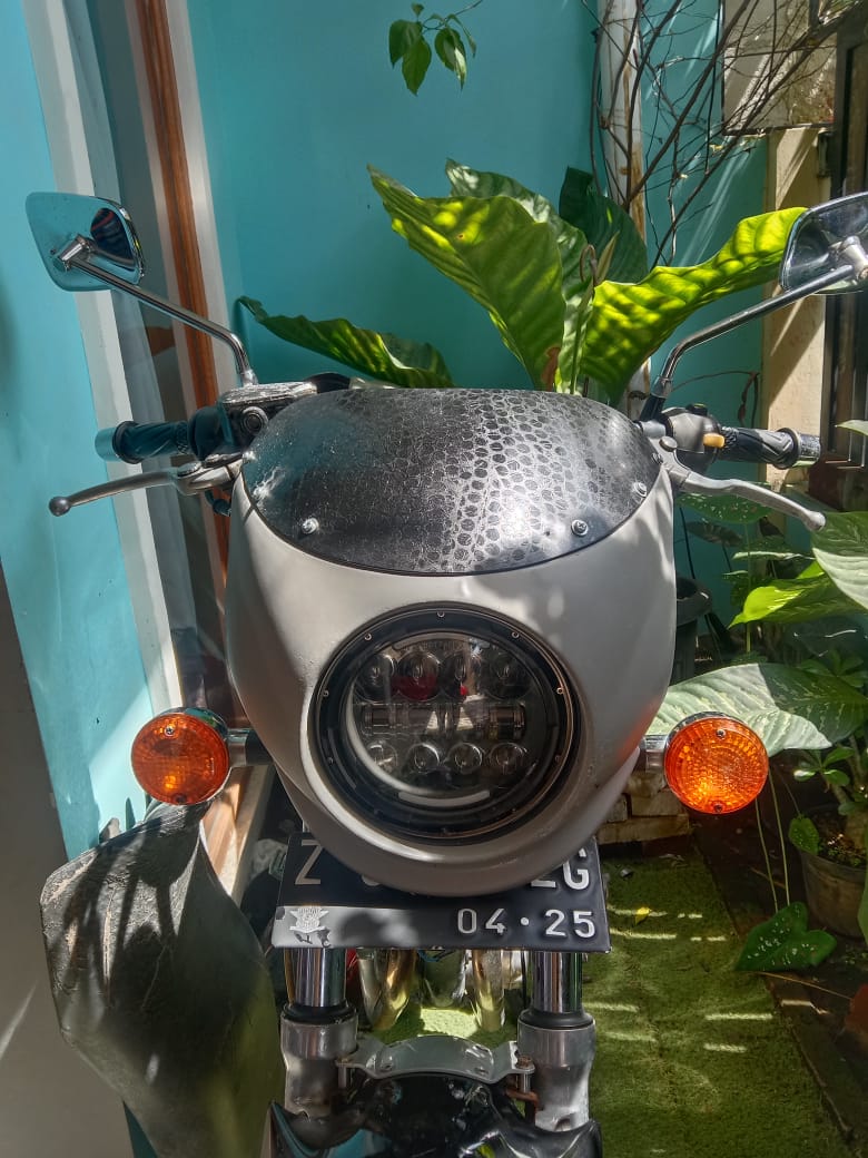 krodong lampu bulat/krodong motor custom berbagai style keren sporty ...