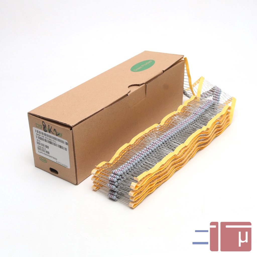 x10 Resistor 8K2 8.2K 1W Metal Oxide 5% Taiwan Kaki Tembaga | Lazada Indonesia