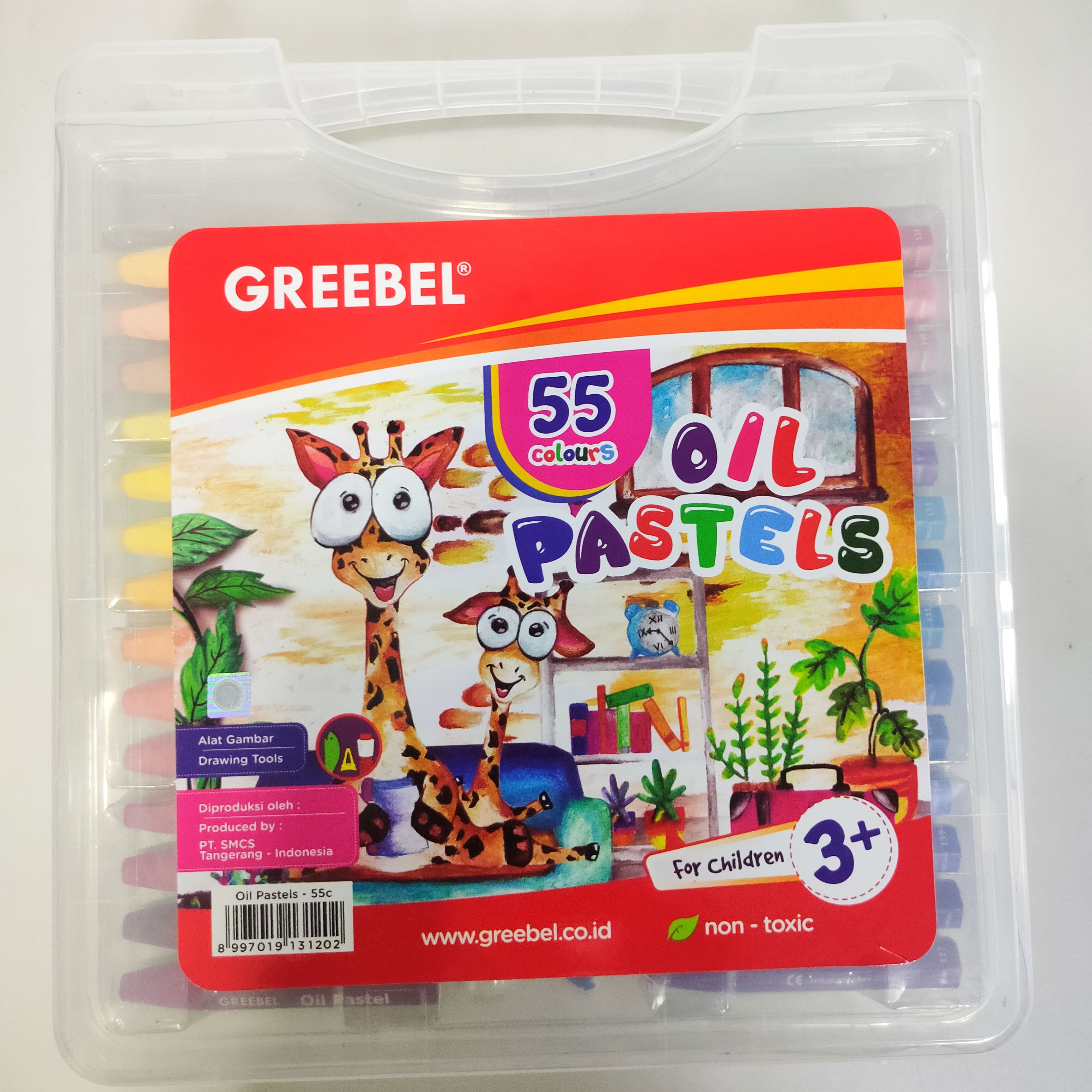 GREEBEL OIL PASTELS CRAYON KRAYON 55 WARNA - 55C | Lazada Indonesia