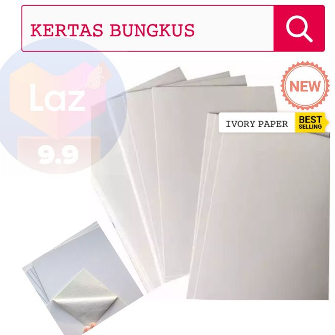 KERTAS IVORY A3 IVORI A3 (29,7x42) CM gramasi 250 gsm isi 50 lembar ...