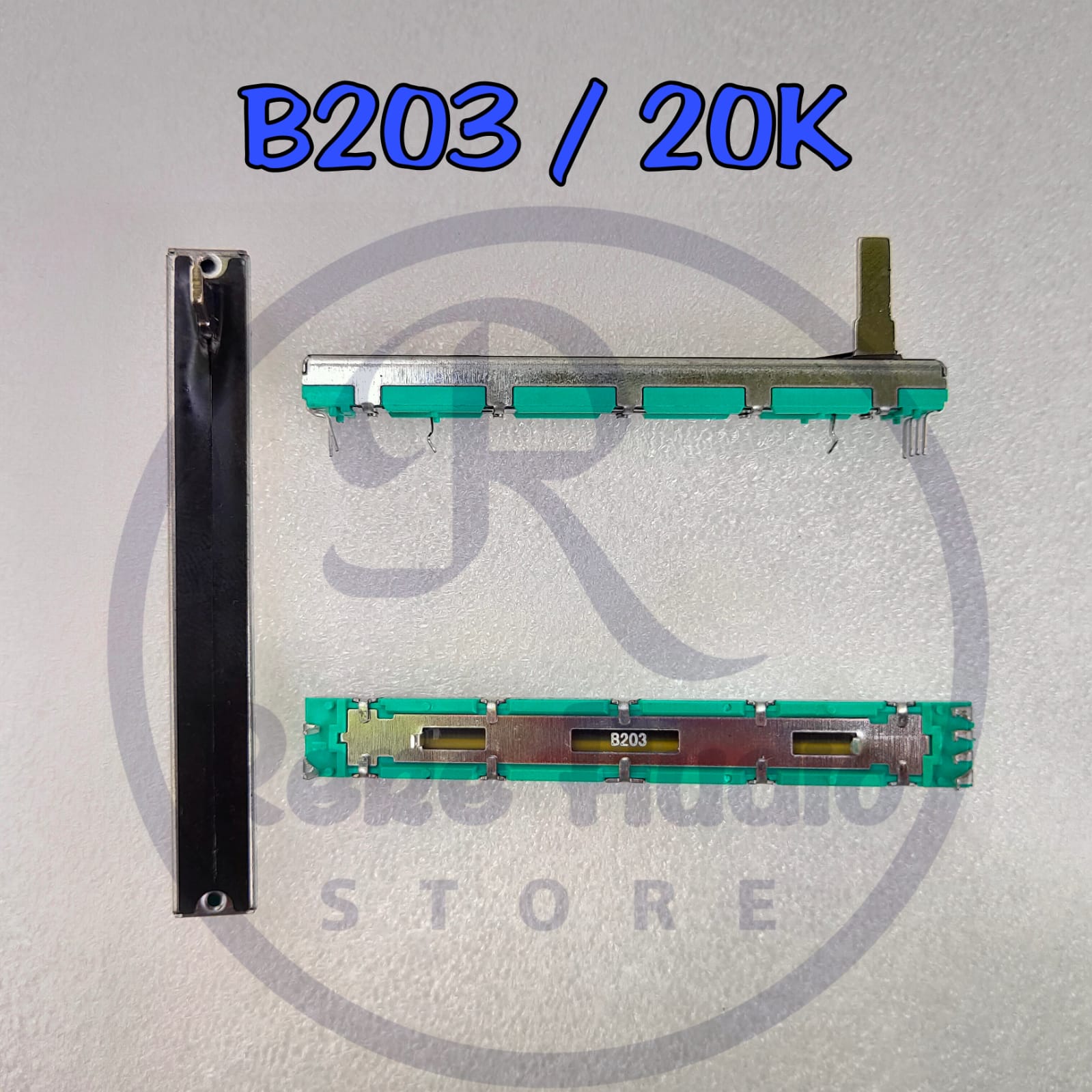 Potensio Geser Stereo 7.5 cm / Fader Mixer 10K B103 / 20K B203 Original Mixer YAMAHA BEHRINGER ...