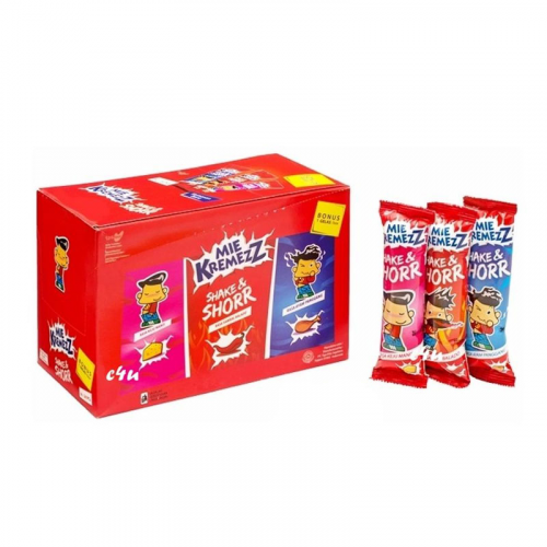 Promo... !!! mie kremez shorr 1 box isi 24pcs / mie kremez / mie ...