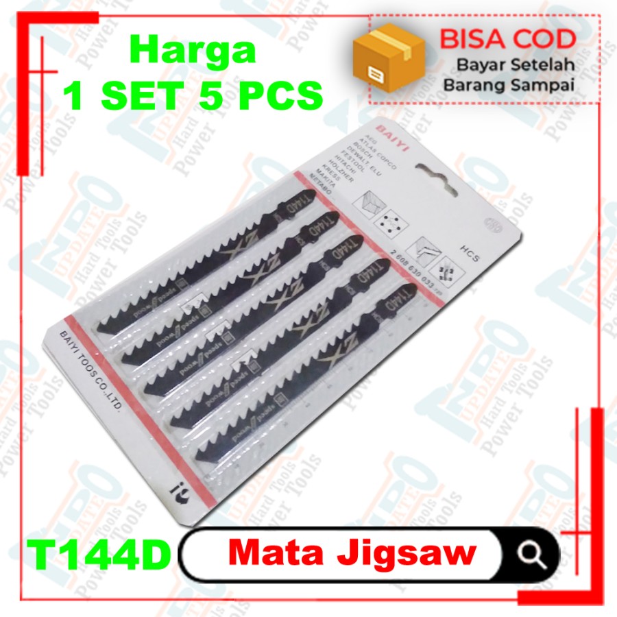 Mata Gergaji T144D Mata Gergaji Jigsaw Blade Kayu Jig Saw Triplek 5 Pcs ...