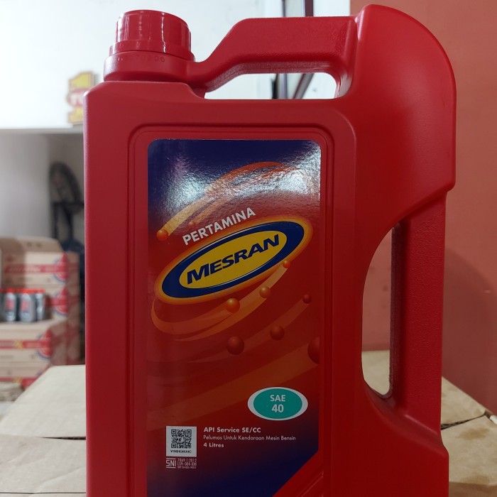 oli mesran 40 galon 4 Liter . pertamina mesran sae 40 | Lazada Indonesia