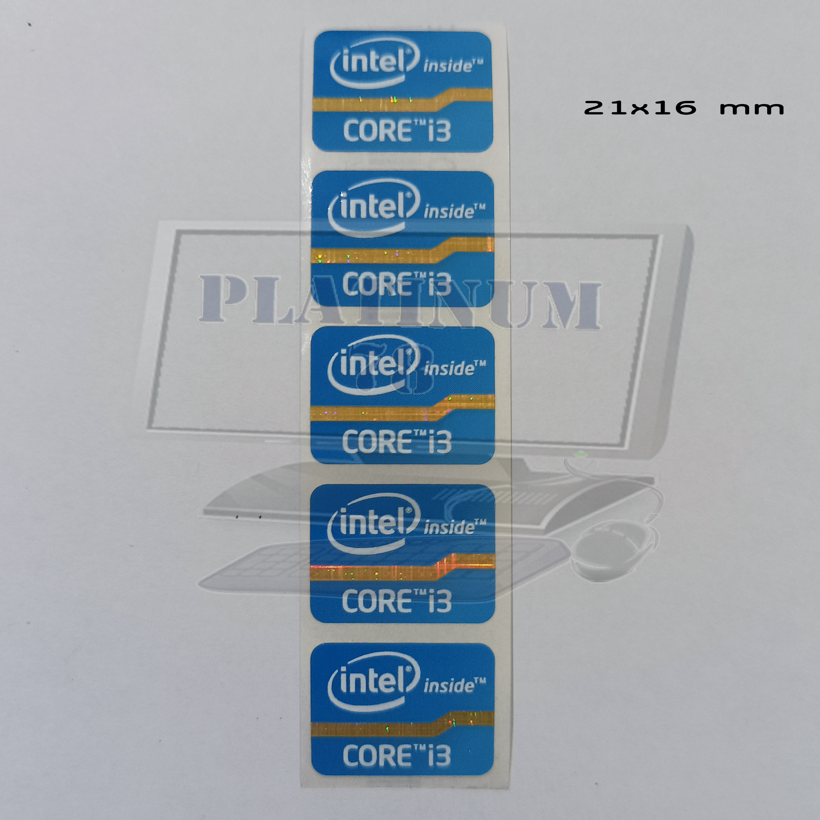 Sticker Stiker Logo intel Core i3 Gen 2 Gen 3 Original | Lazada Indonesia