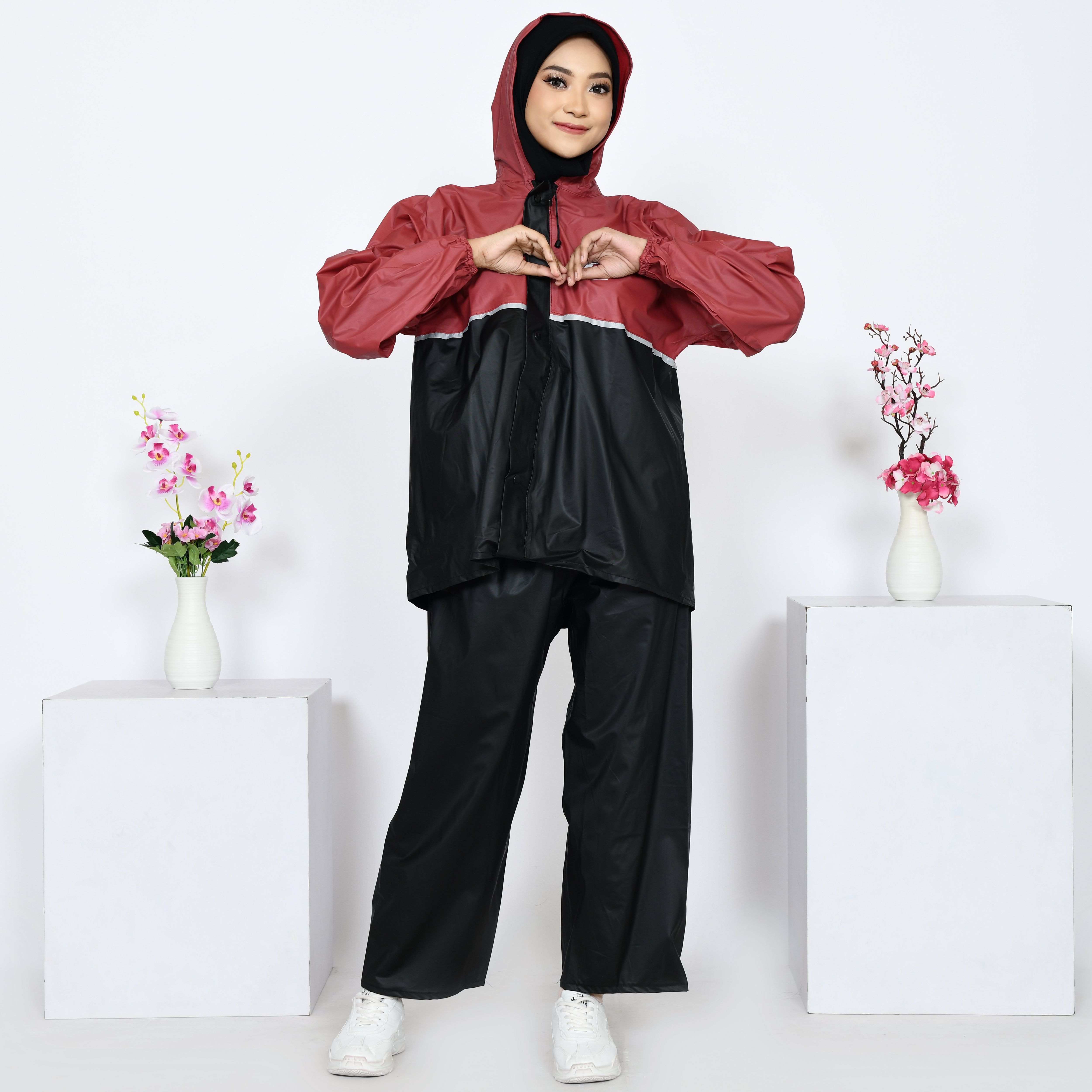 Jas Hujan Pria dan Wanita Dewasa Mantel Motor KAISAR Model Setelan Tebal Murah Kuat Anti Air ...