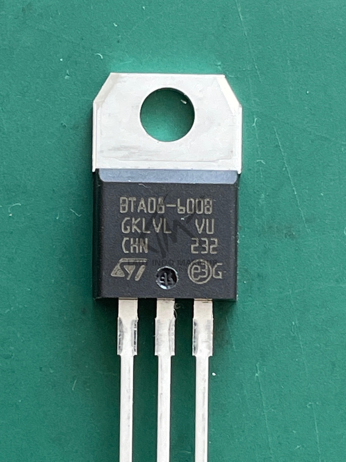 TRANSISTOR BTA08-600B ORIGINAL BTA08 ASLI ORI TRIAC 8A 600 BTA 08 600B ...