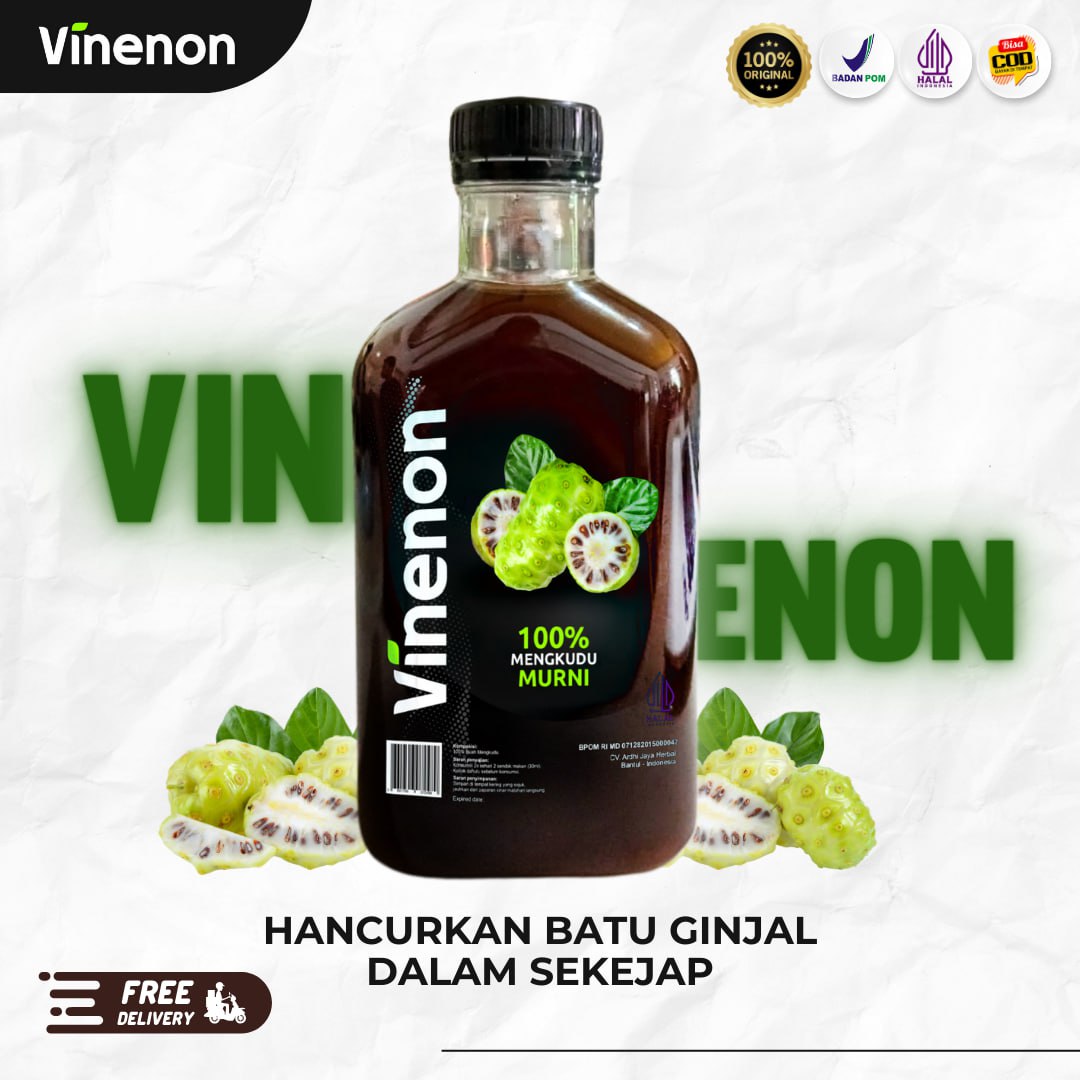 VINENON Cuka Mengkudu - 100% Asli - Hancurkan Batu Ginjal Alamai ...