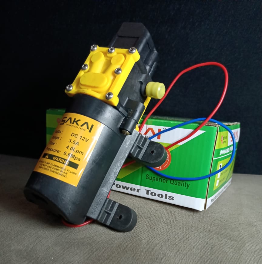 Pompa Air Dc 12v Dinamo Pump Sprayer Cuci Mobil Motor - Pompa Air DC ...