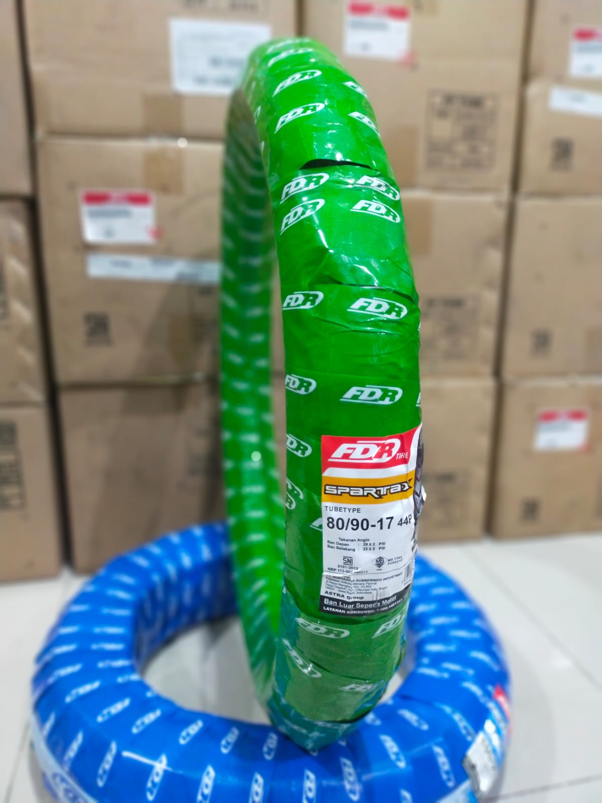 FDR Spartax ring 17 Ban Motor Tube type for bebek bukan tubles (Varian ...