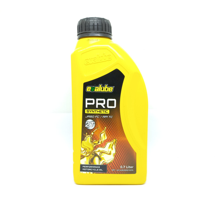 Evalube Pro Synthetic 2T Oli Samping Motor 2 Tax Botol Kuning 700ml ...