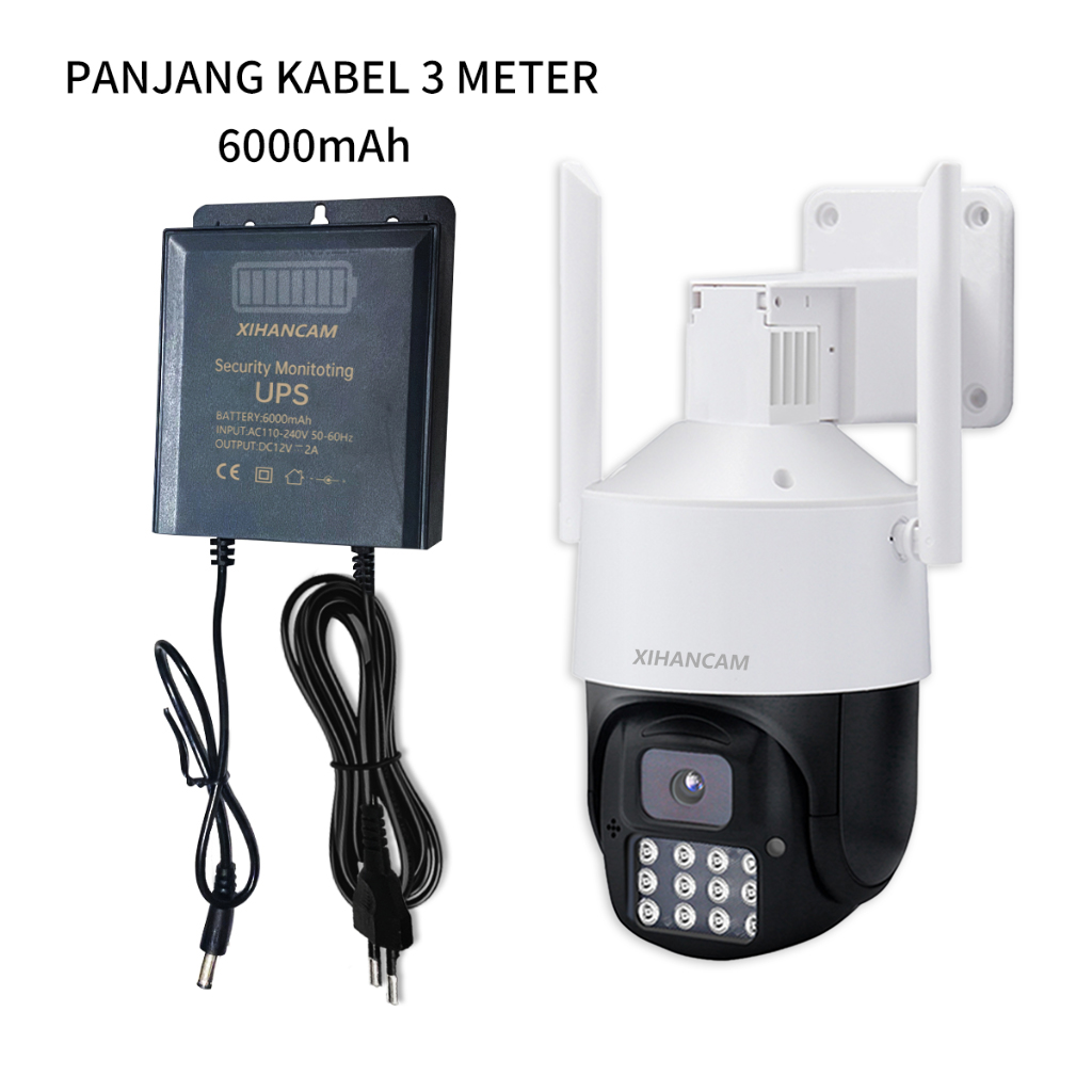 XIHANCAM 5MP Smart Kamera Cctv Wifi Outdoor Waterproof 360 PTZ IP ...