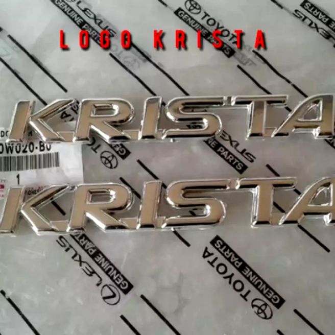 EMBLEM LOGO TOYOTA KIJANG KRISTA | Lazada Indonesia