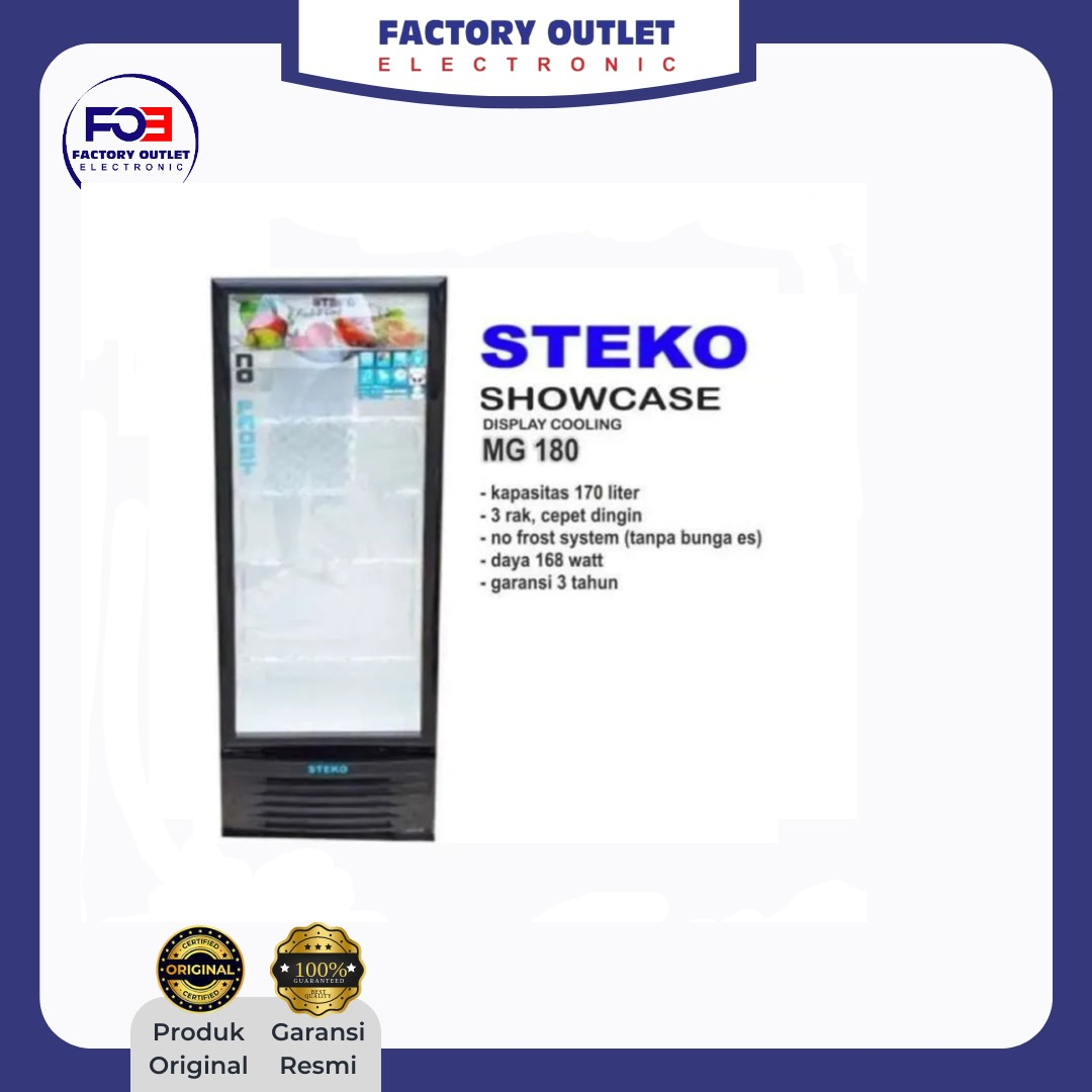 STEKO MG 180 SHOWCASE 3 RAK DISPLAY JABODETABEK ONLY | Lazada Indonesia