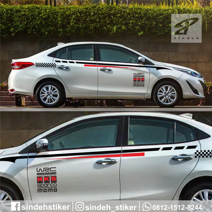 cutting sticker mobil wrc hks sparco momo stiker mobil stiping keren ...