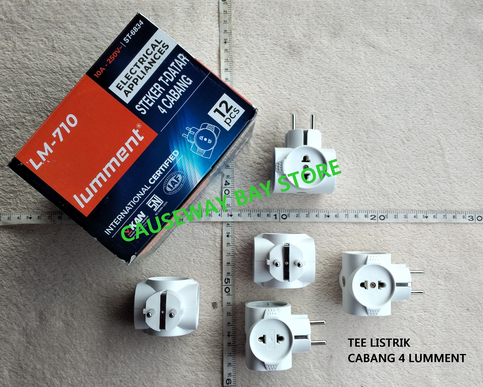 TEE LISTRIK CABANG 4 LUMMENT | Lazada Indonesia