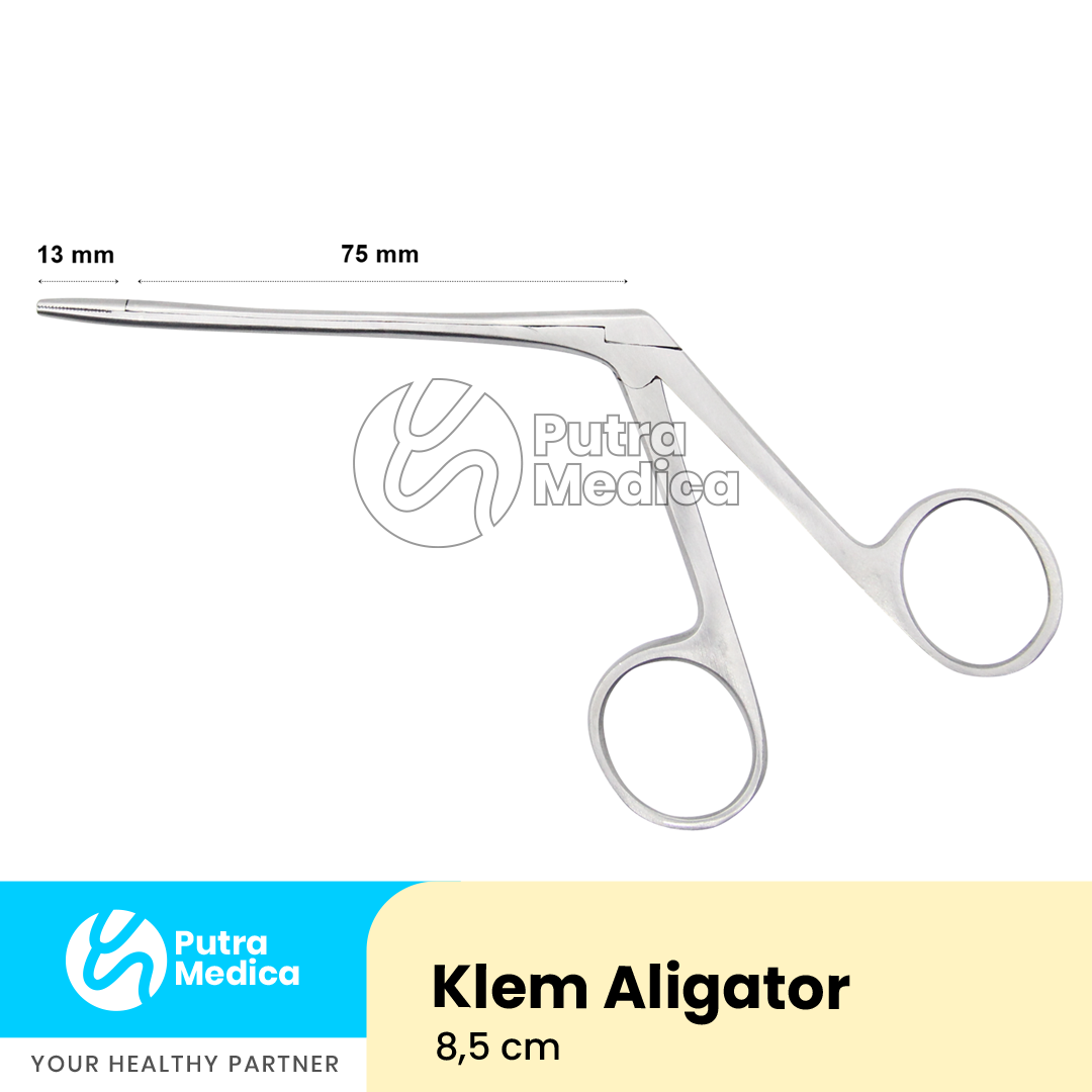Sakamed Klem Aligator THT 9cm / Alligator Clamp Forceps / Instrumen ...