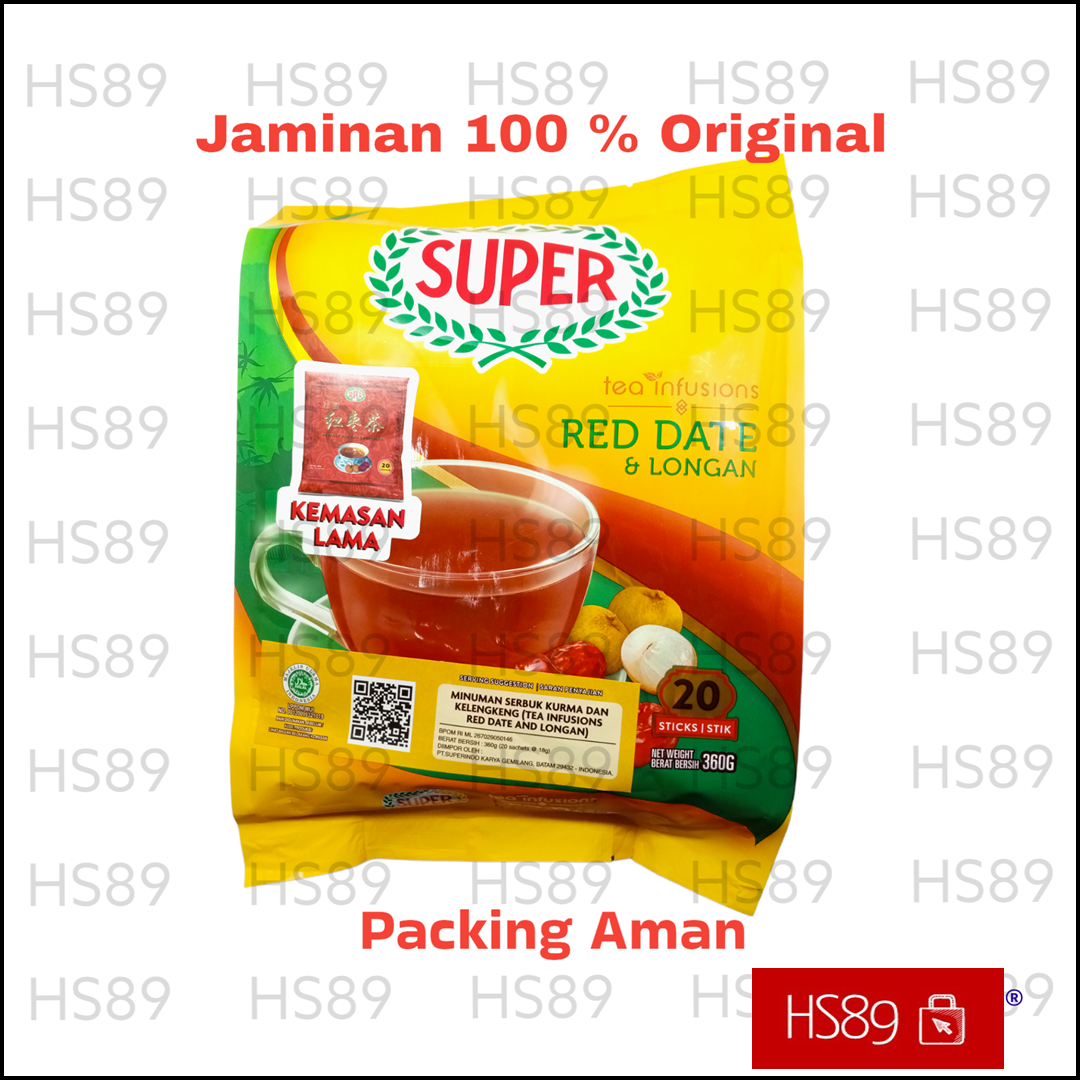 Super Instant Red Date & Longan Tea - Angco Te - Teh Longan Kurma 360gr | Lazada Indonesia