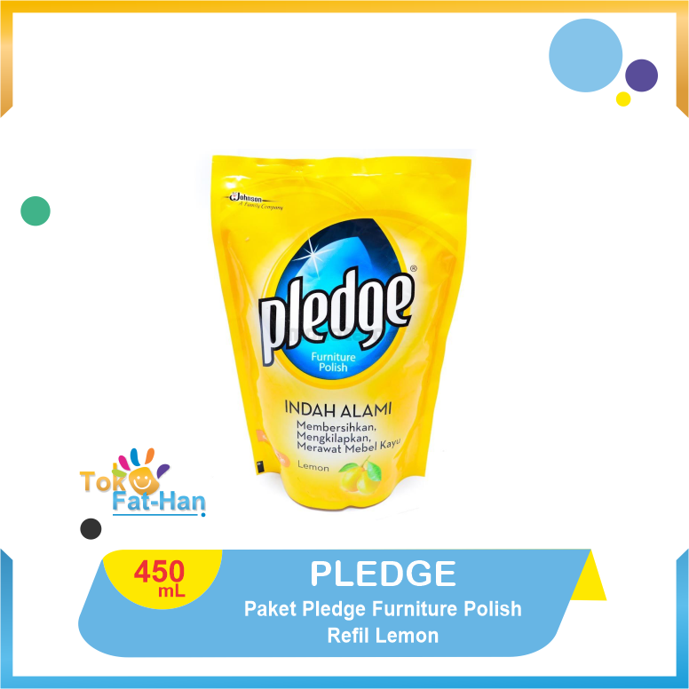 Pledge Furniture Polish Pump Lemon 450Ml | Lazada Indonesia