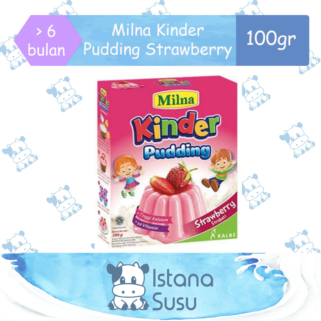 Milna Kinder Pudding Strawberry 100gr | Lazada Indonesia