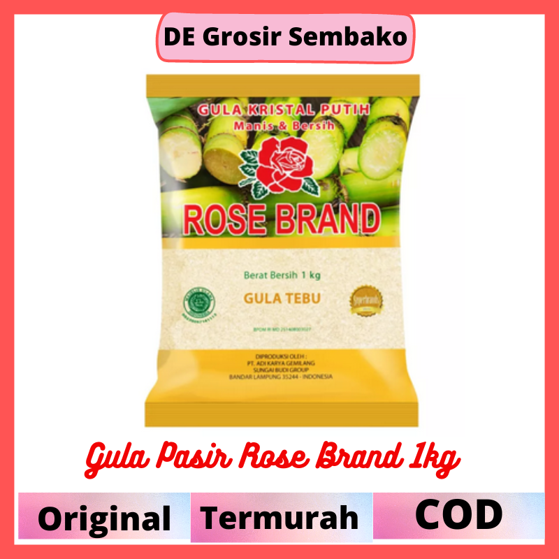 Rose Brand Gula Kristal Kuning 1kg | Lazada Indonesia