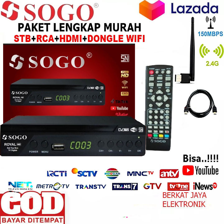 HARGA PROMO!! Set Topbox Tv Digital SOGO DVB T2 set box tv digital ... HARGA PROMO!! Set Topbox Tv Digital SOGO DVB T2 set box tv digital ...