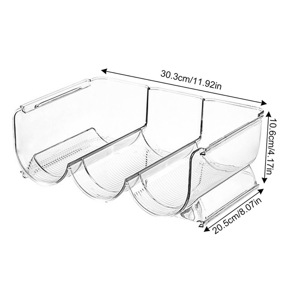 Water Bottle Storage / Rak Botol Minum Susun Transparan Bottle Holder ...