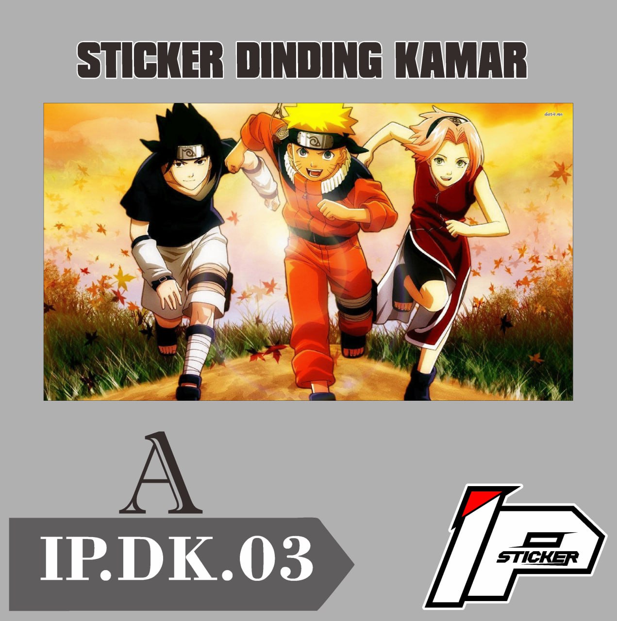 (cod) sticker dinding kamar ukuran 120 cm x 67 cm kode IP.DK.03 ...