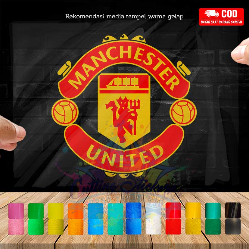 Stiker Viral Cutting Stiker Manchester United Variasi Motor Mobil