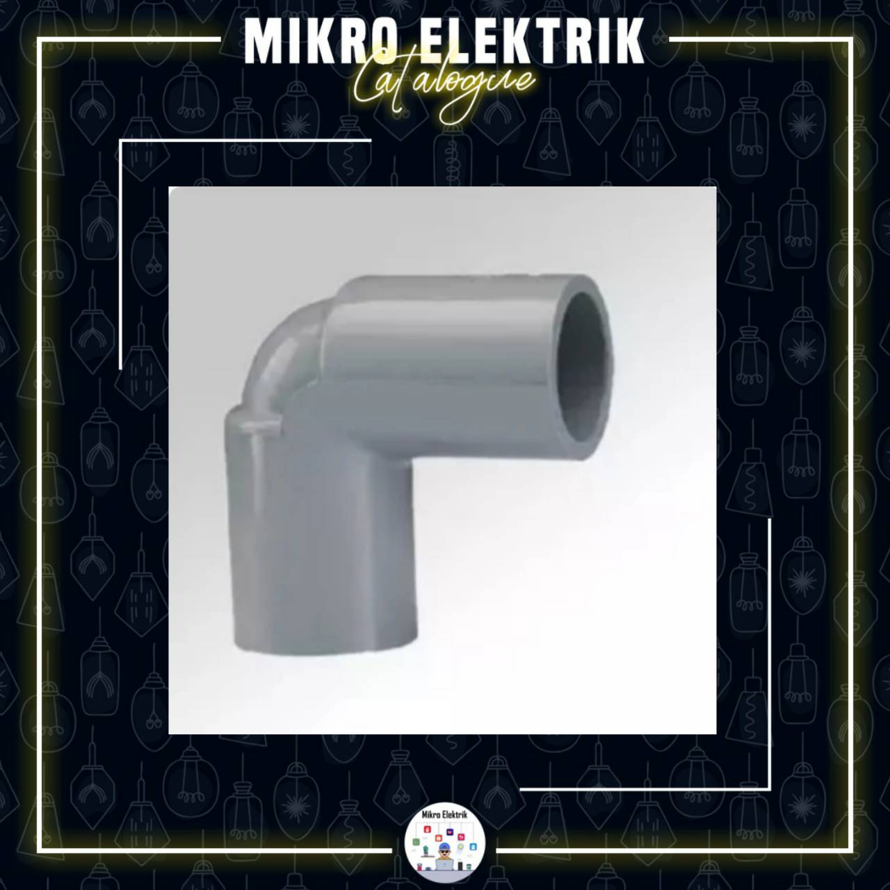 KNIE POLOS RUCIKA 1 1/4" inch AW PVC 90° derajat ELBOW Knee Keni L | Lazada Indonesia