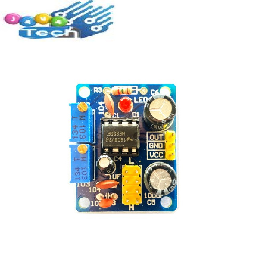 Modul NE555 Pulse Adjustable Frequency Duty Cycle Generator Model DIP ...
