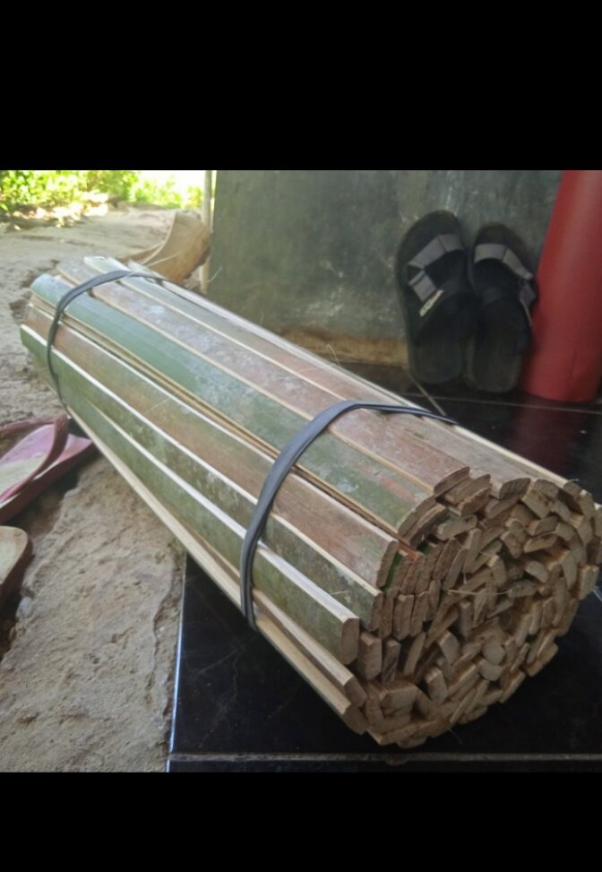 Bambu belah/media tanam ukuran 70cm isi 2 batang/bilah | Lazada Indonesia