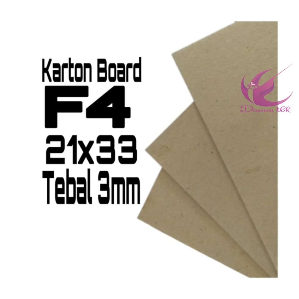 Karton Board Tebal 3mm ukuran F4/Folio | Lazada Indonesia