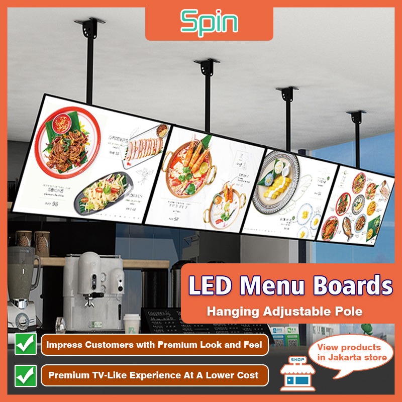 LED Cafe Menu Board LED Signboard | Light Board LED slim Light Box ...
