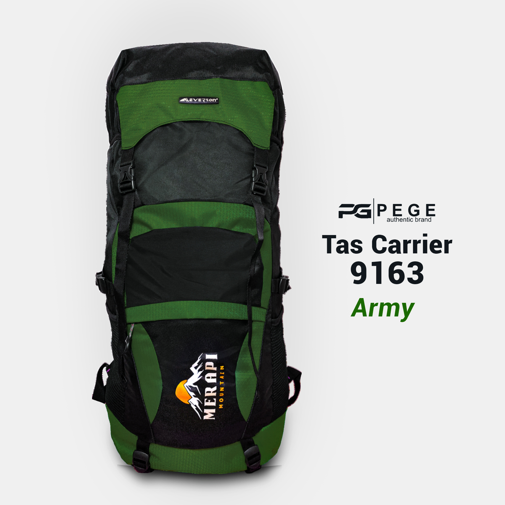 Tas Ransel Pendaki Ransel Carrier PEGE Terror Bagpack Outdoor Tas ...