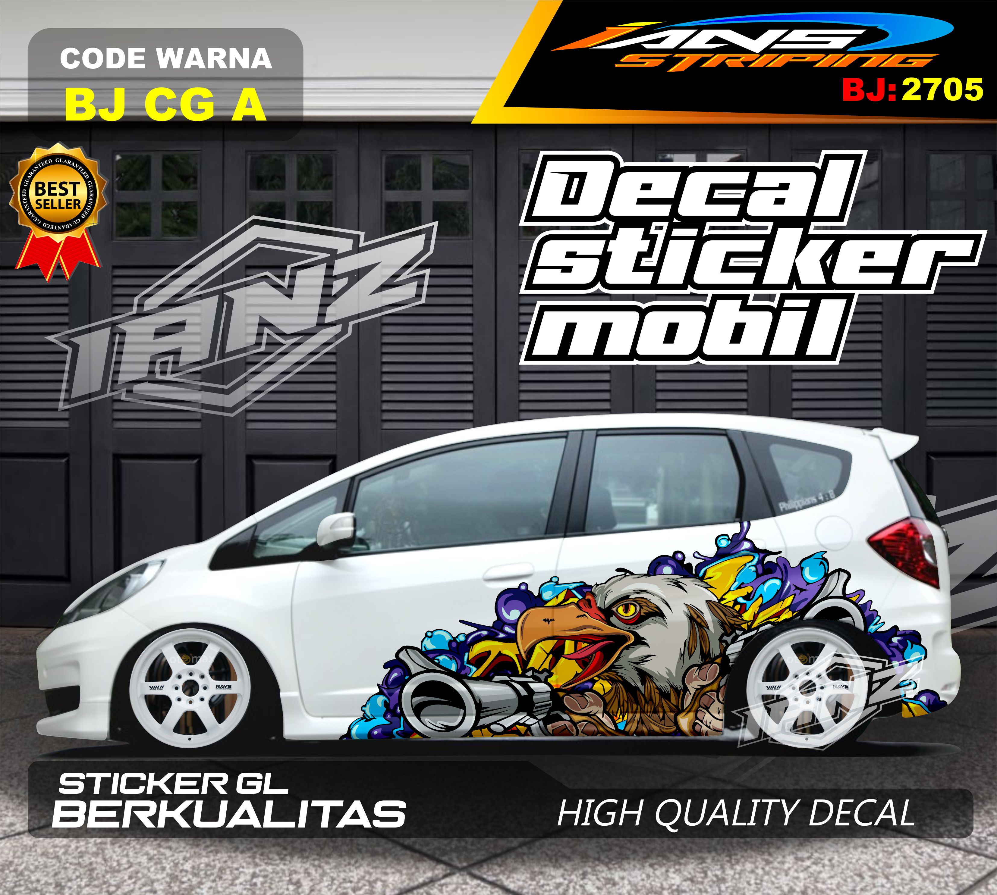 VARIASI STIKER MOBIL SUV SPORTY NEW PANTHER, TERIOS, ROCKY-DECAL MOBIL ...