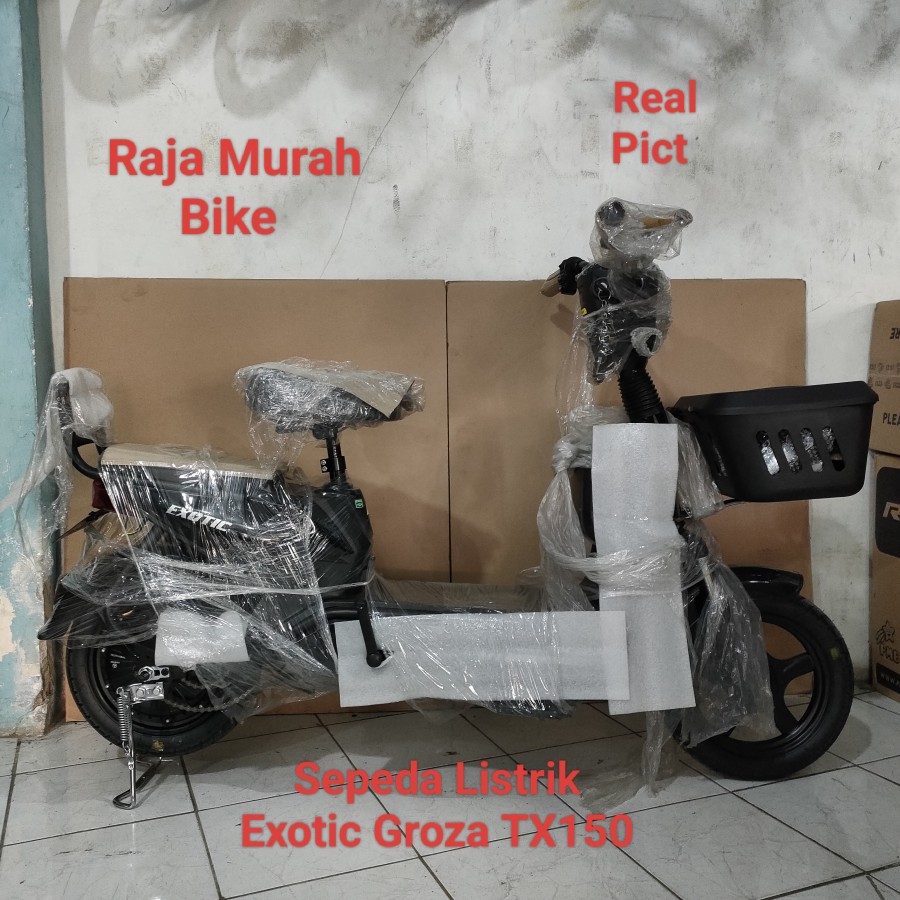 Sepeda Listrik Exotic Groza TX150 Sepeda Listrik E-bike Bergaransi ...