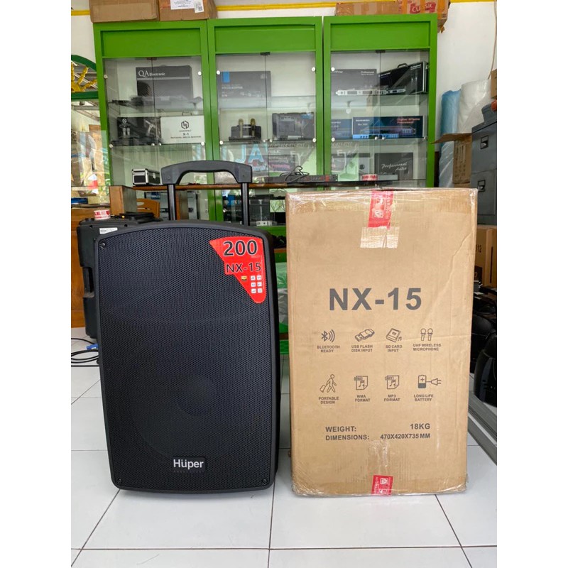 Speaker Aktif Portable HUPER NX15 NX 15 Inch | Lazada Indonesia