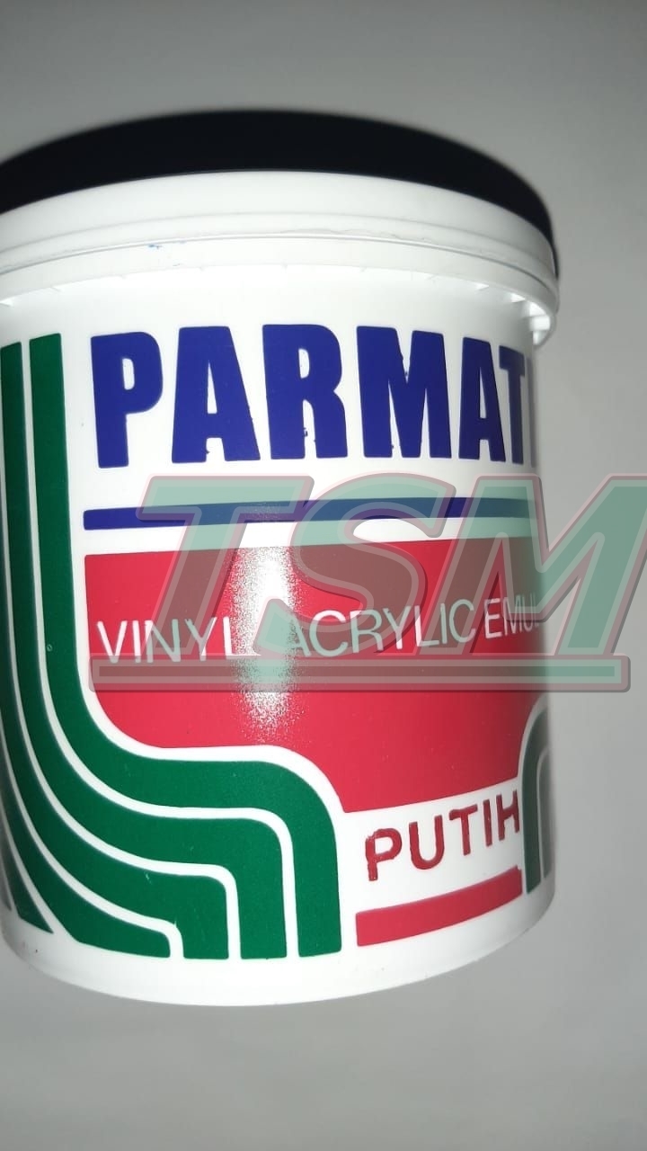 Cat Parmatex Putih Vinyl Acrylic Emulsion Paint / Cat Tembok 1 Kg ...