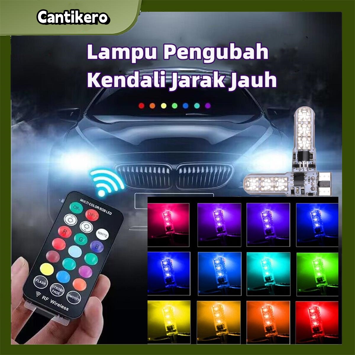 lampu kendaraan Lampu Remote Control Berkedip / Remote Control RGB ...