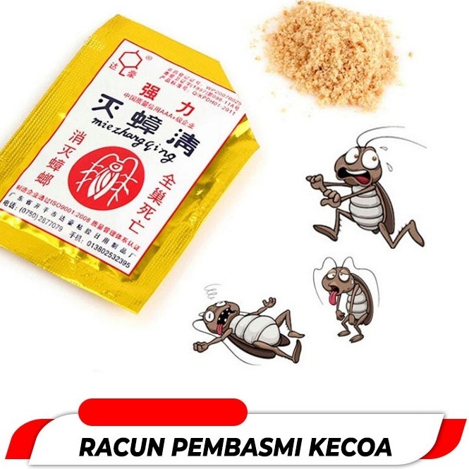 Racun Kecoak Mie Zhang Qing bubuk / MieZhangQing Pembasmi cockroach ...