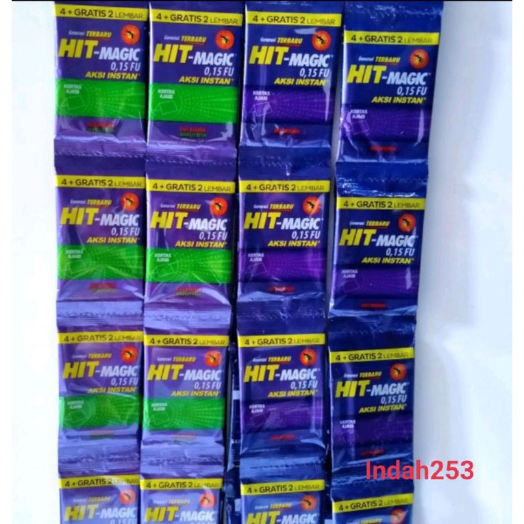 HIT - MAGIC Obat Nyamuk Bakar Kertas Ajaib Satu renceng Isi 12 Pcs ...