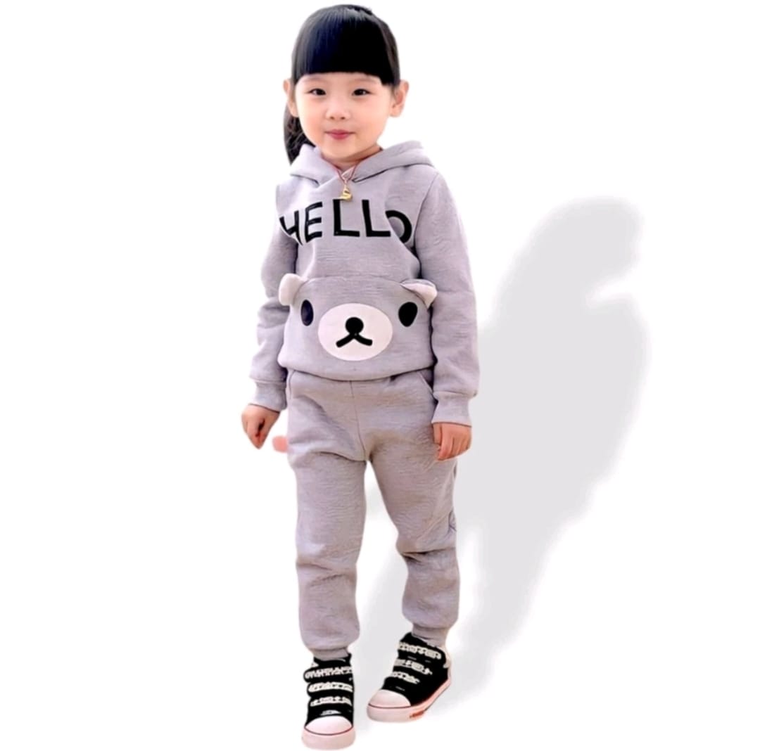 One Set Hoodie Anak Pakaian Anak Perempuan Setelan Switer Kupluk ... One Set Hoodie Anak Pakaian Anak Perempuan Setelan Switer Kupluk ...
