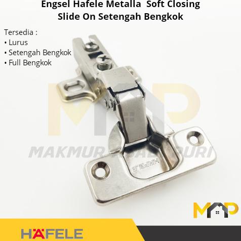 ENGSEL PINTU LEMARI - ENGSEL SLOW MOTION SLIDE ON 1/2 BENGKOK HAFELE ...