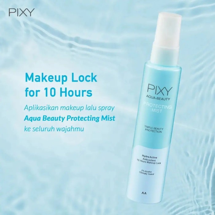 PIXY Aqua Beauty Protecting Mist Setting Spray Face / Tahan Lama Awet ...