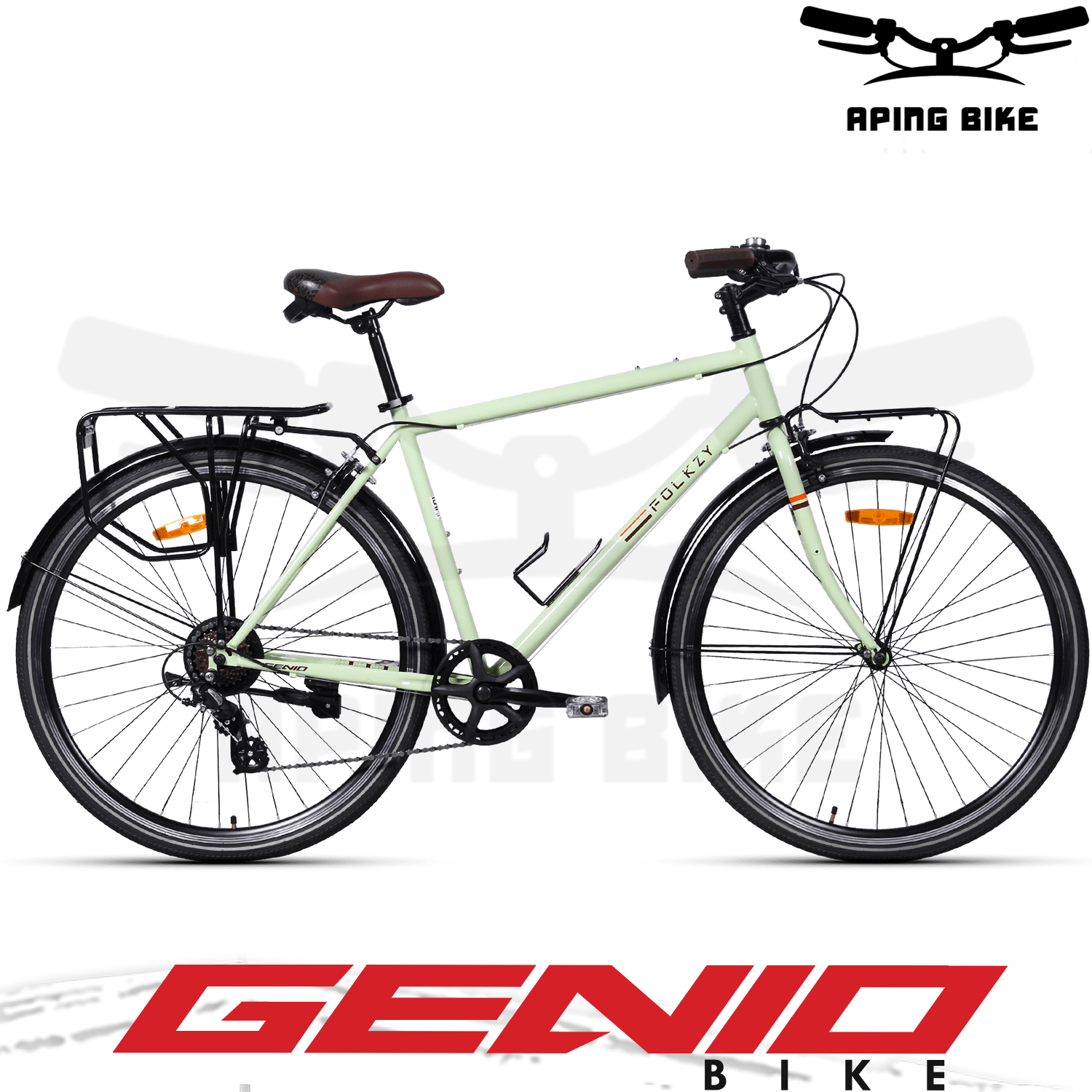 Sepeda Genio Folkzy 2 (2024) 700 Sepeda Commuter Genio Sepeda Vintage ...