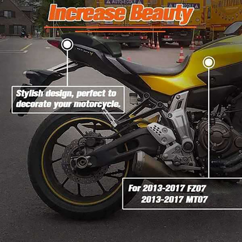 Motorcycle Rear Seat Cowl Cover Painted for Yamaha FZ-07 MT-07 MT07 ...