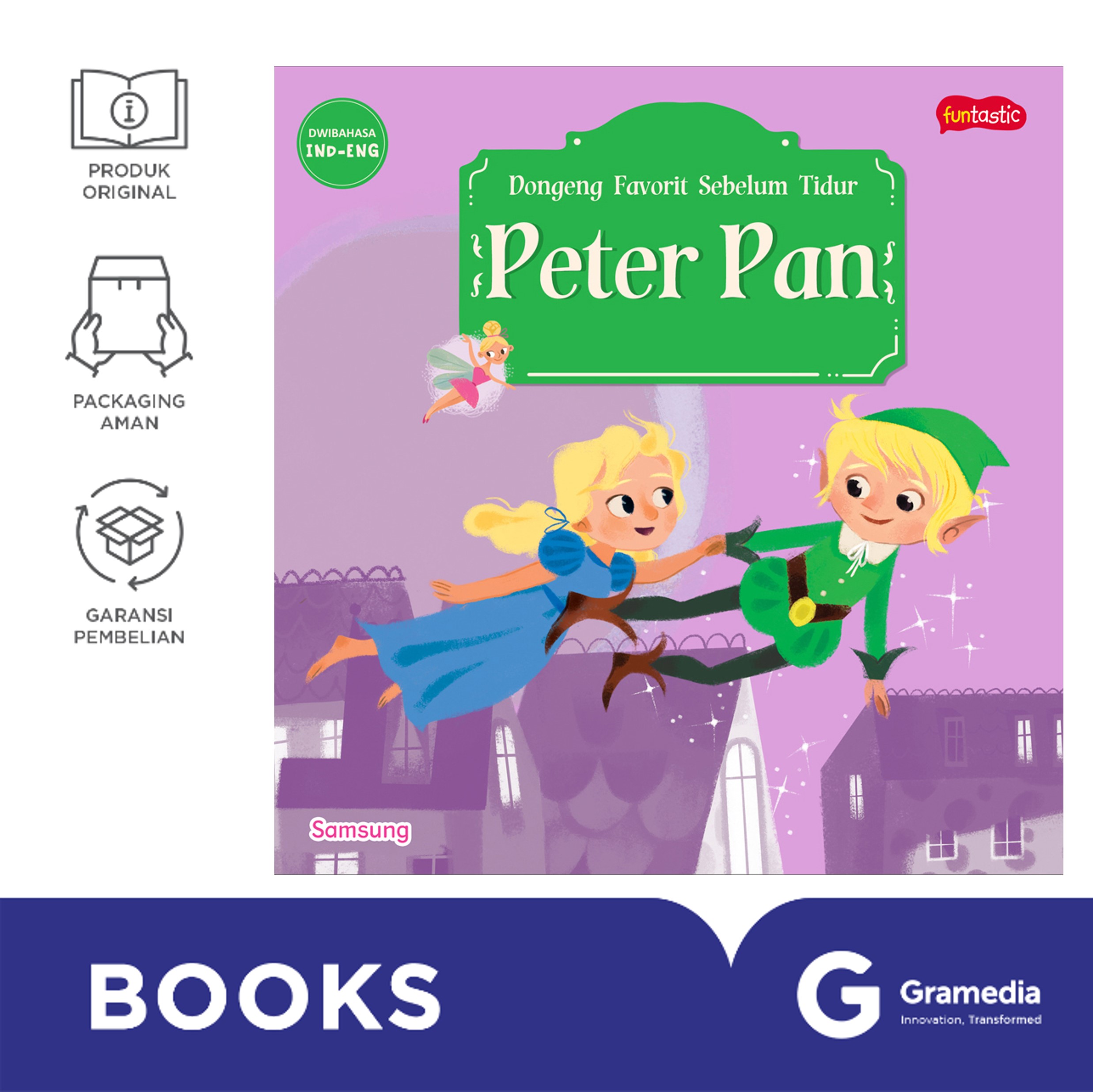 Buku Anak Anak - Seri Dongeng Favorit Sebelum Tidur - Peter Pan ...
