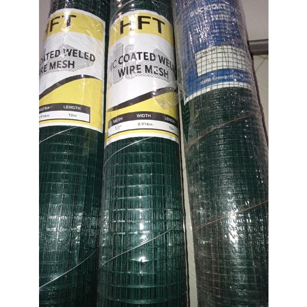 Kawat Loket ram 1/2" Inch 1/4" Inch Hijau Anti Karat Per Roll 10 Meter ...