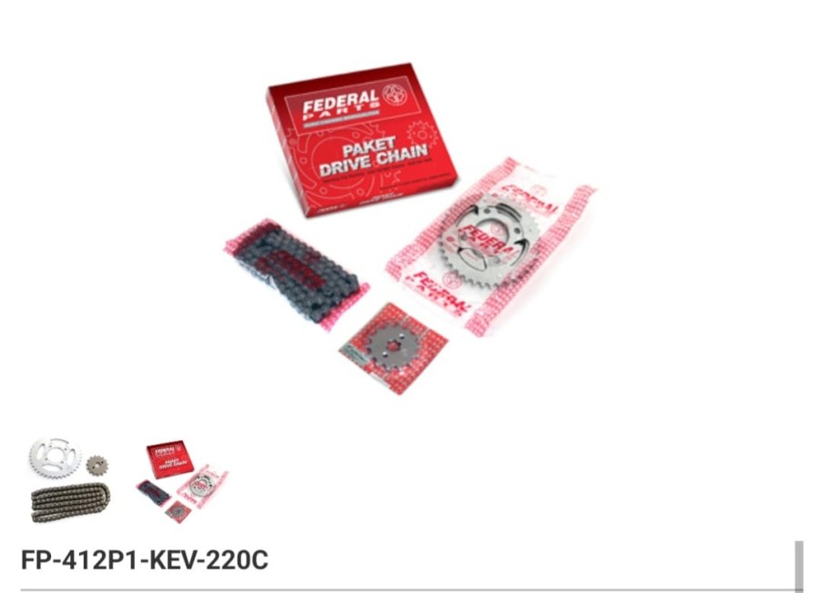GEARSET / PAKET RANTAI - SUPRA - SUPRA X FEDERAL- 104 KEV | Lazada ...